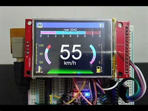 Arduino Obd Car Gauge Elm Esp Youtube In Car Gauges Obd Arduino