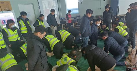 부산항만공사 감천항 항만근로자 대상 심폐소생술 교육