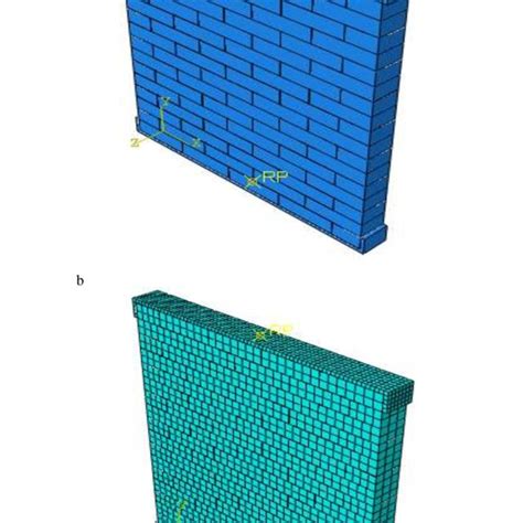 4 Assembled Finite Element Model A Without Mesh B With Mesh