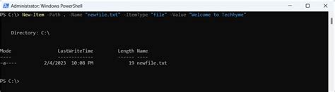 Creating New Files And Directories Using Windows Powershell New Item Cmdlet Tech Hyme