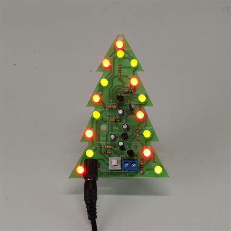 Arduino Assembled Usb Christmas Tree 16 Led Color Light Electronic