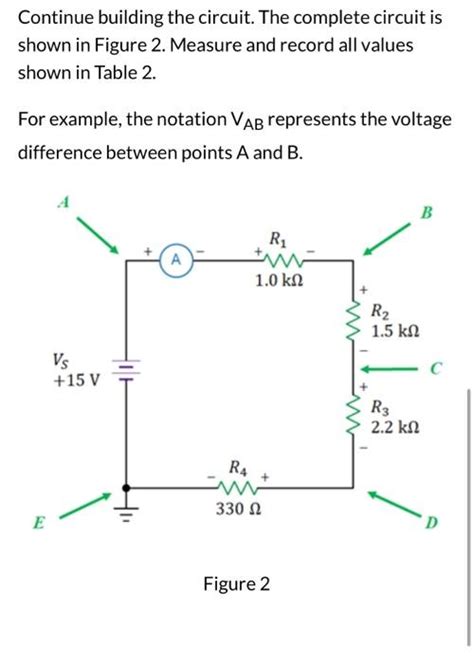 Solved Description Construct A Circuit Shown In Figure In Chegg