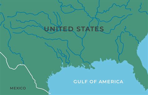 The United States Map With Rivers And Lakes 55649993 Vector Art At Vecteezy