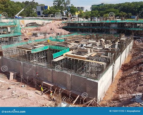 Building Substructure And Super Structure Under Construction Using The