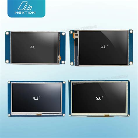 Nextion 기본 시리즈 32 35 43 50 Hmi 지능형 저항성 터치 스크린 Tft Lcd 디스플레이 모듈