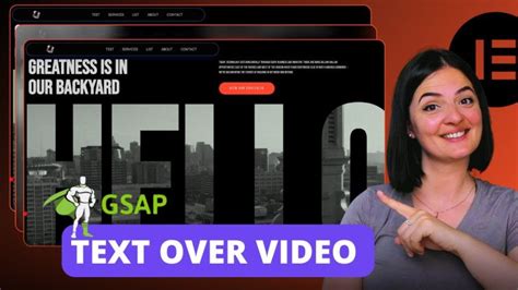 Jeff Kerby On Linkedin Text Over Video Using Blend Mode And Gsap