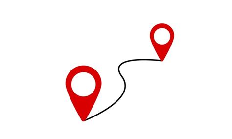Premium Vector Navigation Vector Gps Navigation Marker Distance