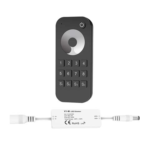 Led 12 24v Dc Dimming Controller V1 M D 8 Zone Remote Control Rt8