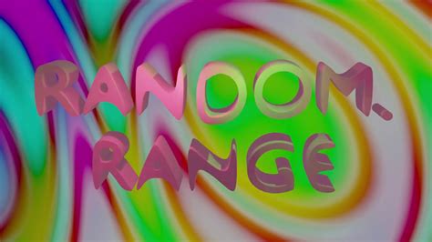 Unity Basics Randomrange Youtube