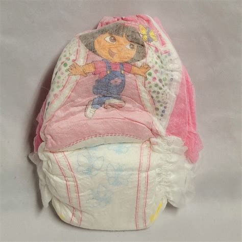 1 Vtg Dora The Explorer Boots Feel N Learn Advanced Trainer Diapers