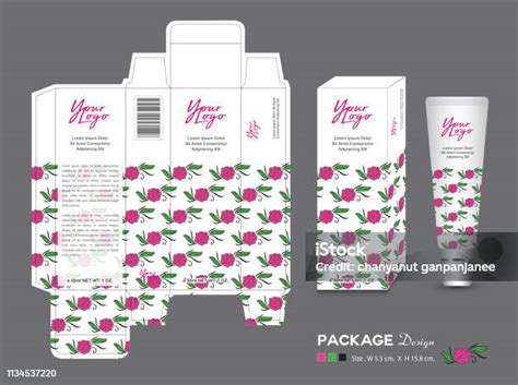 뷰티 패키징 템플릿 3d 박스 화장품 제품 디자인 장미 포장 건강 제품 크림 레이아웃 신선한 생태 자연 상자 바디 케어 스파 로션 샴푸 현실적인 병 모의 0명에 대한 스톡