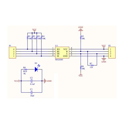 max485 ttl uart to rs485 converter module