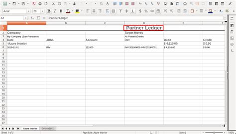 Odoo Accounting Excel Reports Odoo Excel Reports