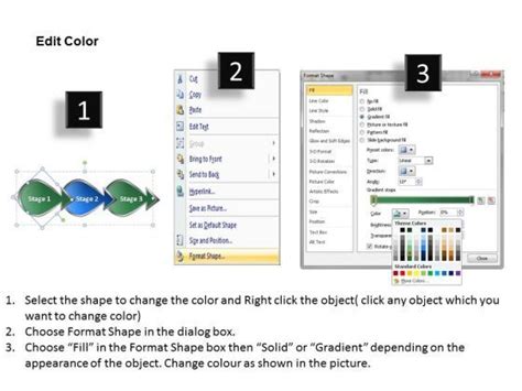 Business Diagram Arrow Process Stages Strategy Diagram