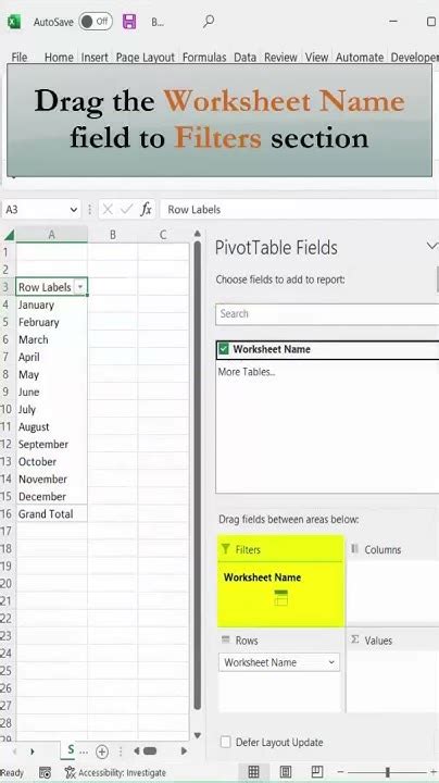 Creating Multiple Worksheets Quickly In Excel Youtube