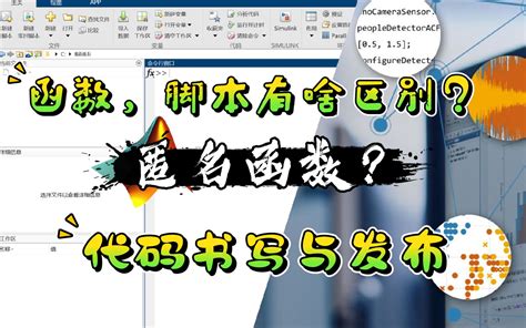 Matlab快速入门－3＞函数与匿名函数有啥区别？如何发布漂亮的代码？哔哩哔哩bilibili