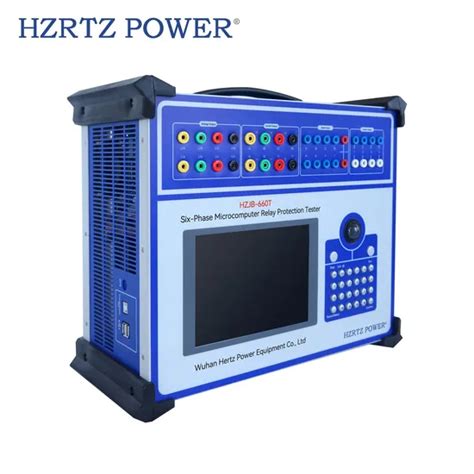Portable Six Phase Secondary Current Injection Test Set Protection