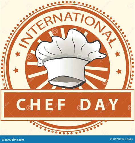 International Chef Day Greeting Card Or Banner Vector Funny Cartoon