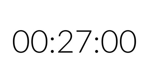 25 Seconds Timer Stock Video Footage For Free Download