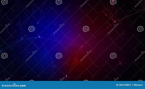 moving dots and lines transform network connection structure stock