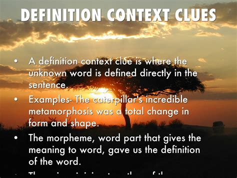 Context Clues By M Taylor