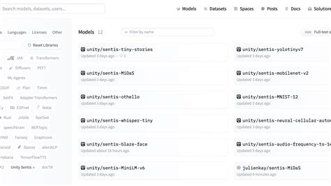 Unityにaiモデルを導入するためのニューラルエンジン Unity Sentis がアップデート！hugging Faceとの新しい統合など