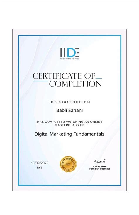 babli sahani on linkedin i am happy to share that i have completed digital marketing online…