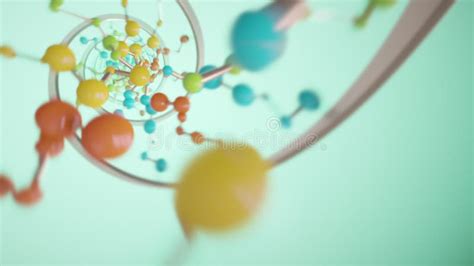 Dna Molecule Helix Loop Stock Video Video Of Clone 186708469