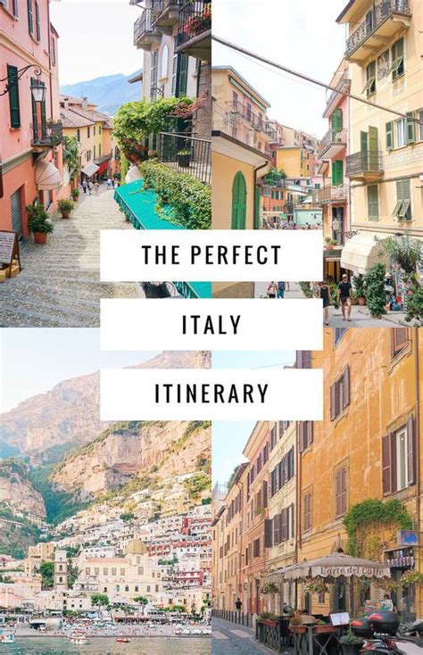 The Perfect 3 Week Italy Itinerary Including The Amalfi Coast Cinque