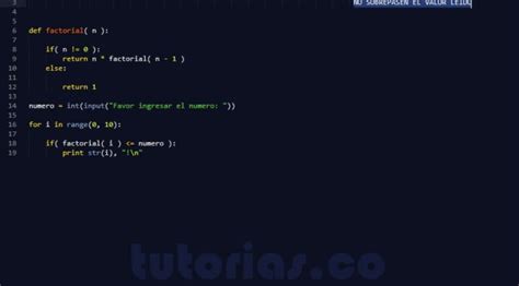 Funciones Python Digitos De Factoriales Validos