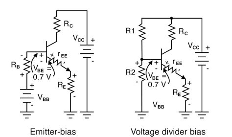 Voltage Divider Bias Replaces Base Battery With Voltage Divider TechnoCrazed