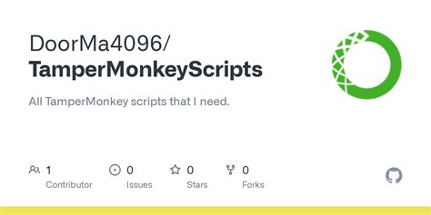 GitHub DoorMa4096 TamperMonkeyScripts All TamperMonkey Scripts That