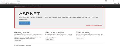 Creating Aspnet Mvc Web Application With Custom Bootstrap Theme Vs