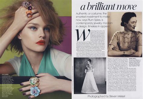 A Brilliant Move Vogue March 2008