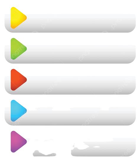 Empty Rectangular Buttonbanner Backgrounds Vector Art Banner Ui User