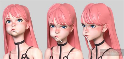 artstation motorcycle girl tutorial blender character modeling