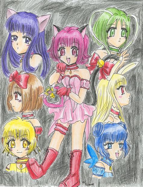 Mew Mew 7 Colored Pencil By Tamao On Deviantart