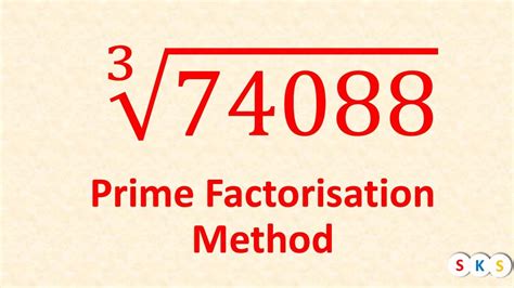 How To Find Cube Root Of A Number By Prime Factorisation Method I Cube
