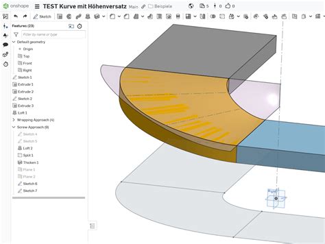 Circular Transition Onshape