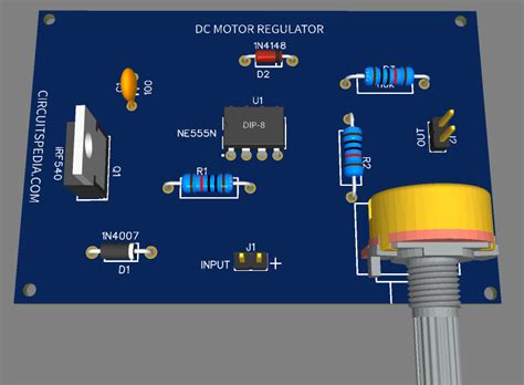 12v DC FAN Motor Speed Controller Circuit Diagram DC Fan Speed Control Circuit