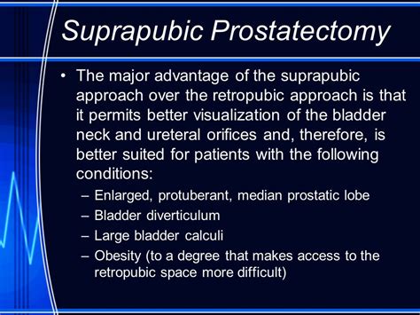 Suprapubic Prostatectomy Procedure