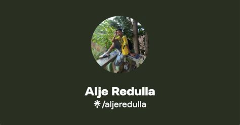 Alje Redulla Instagram Facebook Tiktok Linktree