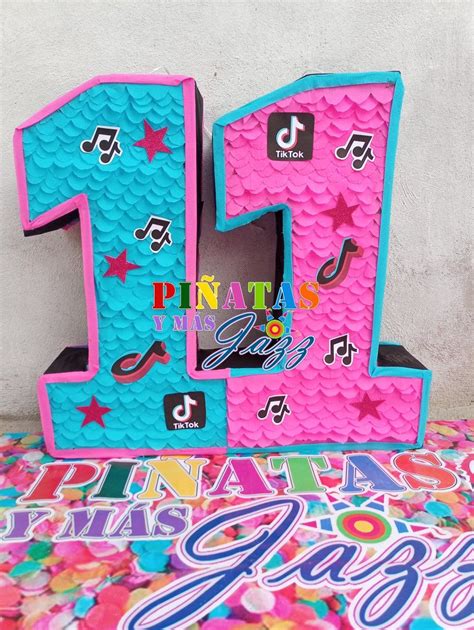 Piñata Numérica 11 Tik Tok Tik Tok Piñata
