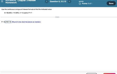 Solved Homework Chapter 3 Review Homework Question 6