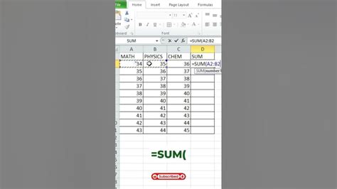 Exceltutorial Sumformulainexcel Sumfunction Reels Youtube