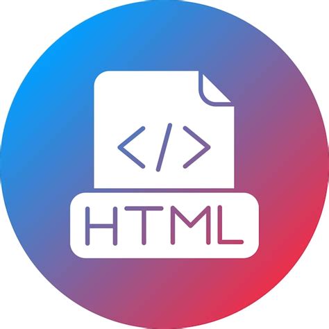 Premium Vector Html File Icon Vector Image Can Be Used For Computer