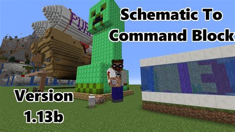 Schematic To Command Block 113b Youtube