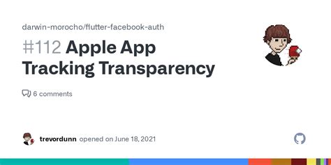 Apple App Tracking Transparency · Issue 112 · Darwin Morochoflutter Facebook Auth · Github