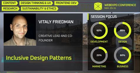 Inclusive Design Patterns Webexpo Conference