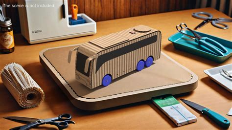 3d Model Cardboard Toy Bus Turbosquid 2216633 3d Model Cardboard Toy Bus Turbosquid 2216633